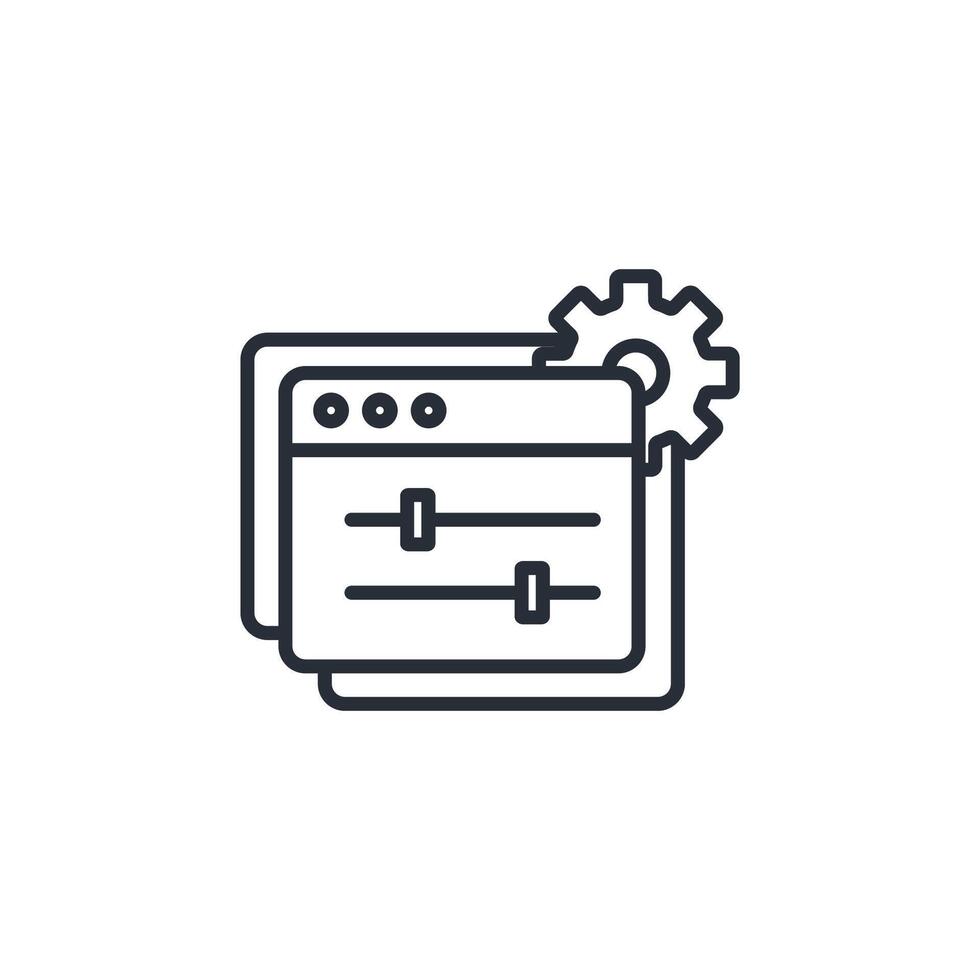 tweak icon. .Editable stroke.linear style sign for use web design,logo ...