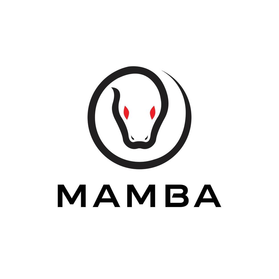 Mamba snake logo dsign template illustration 45840524 Vector Art at ...