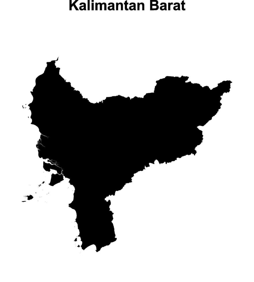 Kalimantan Barat outline map 45844595 Vector Art at Vecteezy Kalimantan Barat outline map 45844595 Vector Art at Vecteezy