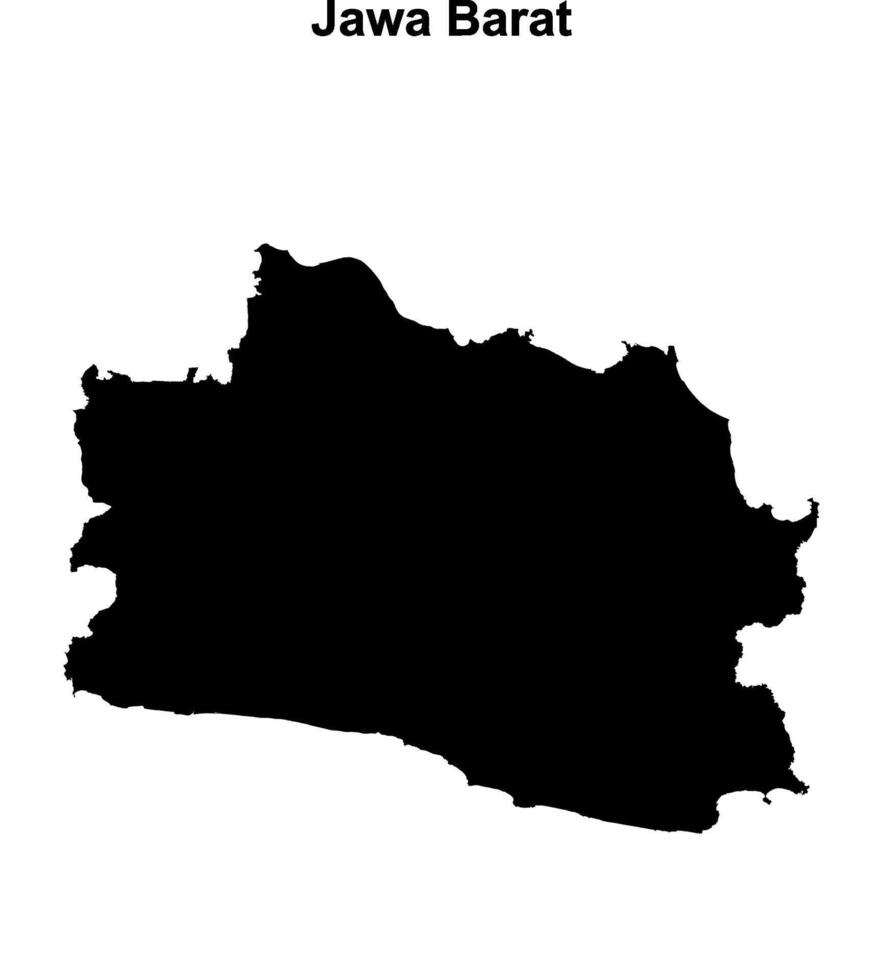 Jawa Barat outline map 45844598 Vector Art at Vecteezy Jawa Barat outline map 45844598 Vector Art at Vecteezy