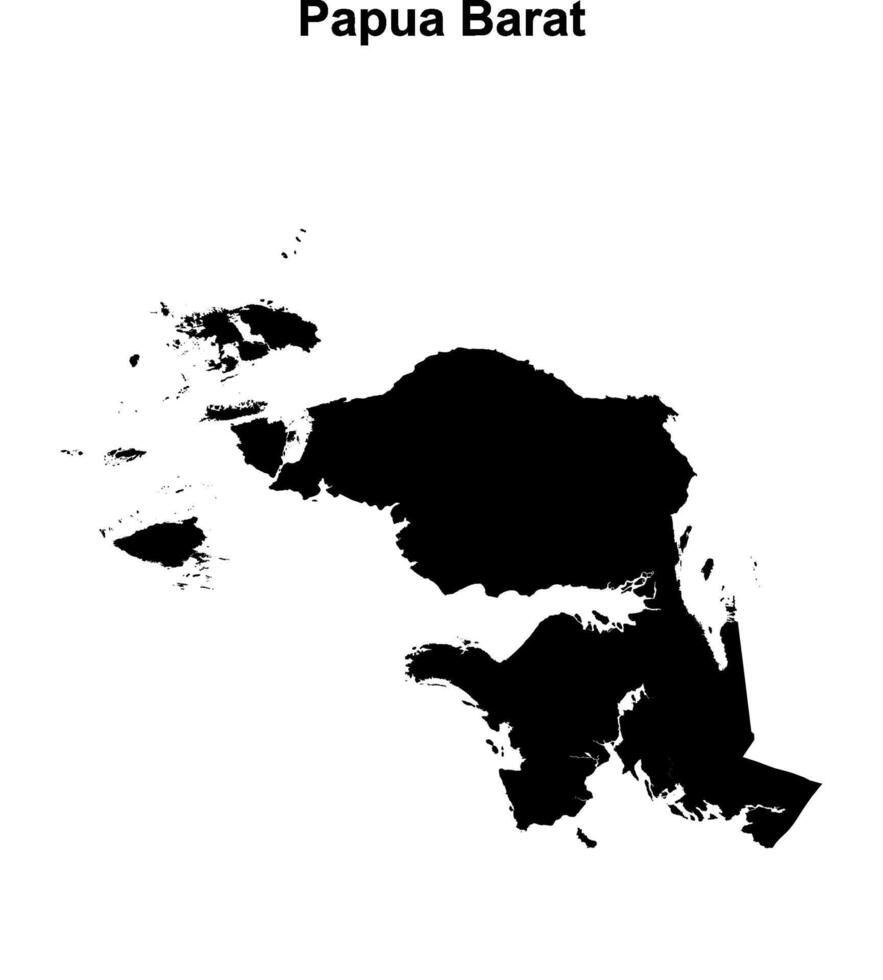 Papua Barat outline map 45844630 Vector Art at Vecteezy Papua Barat outline map 45844630 Vector Art at Vecteezy