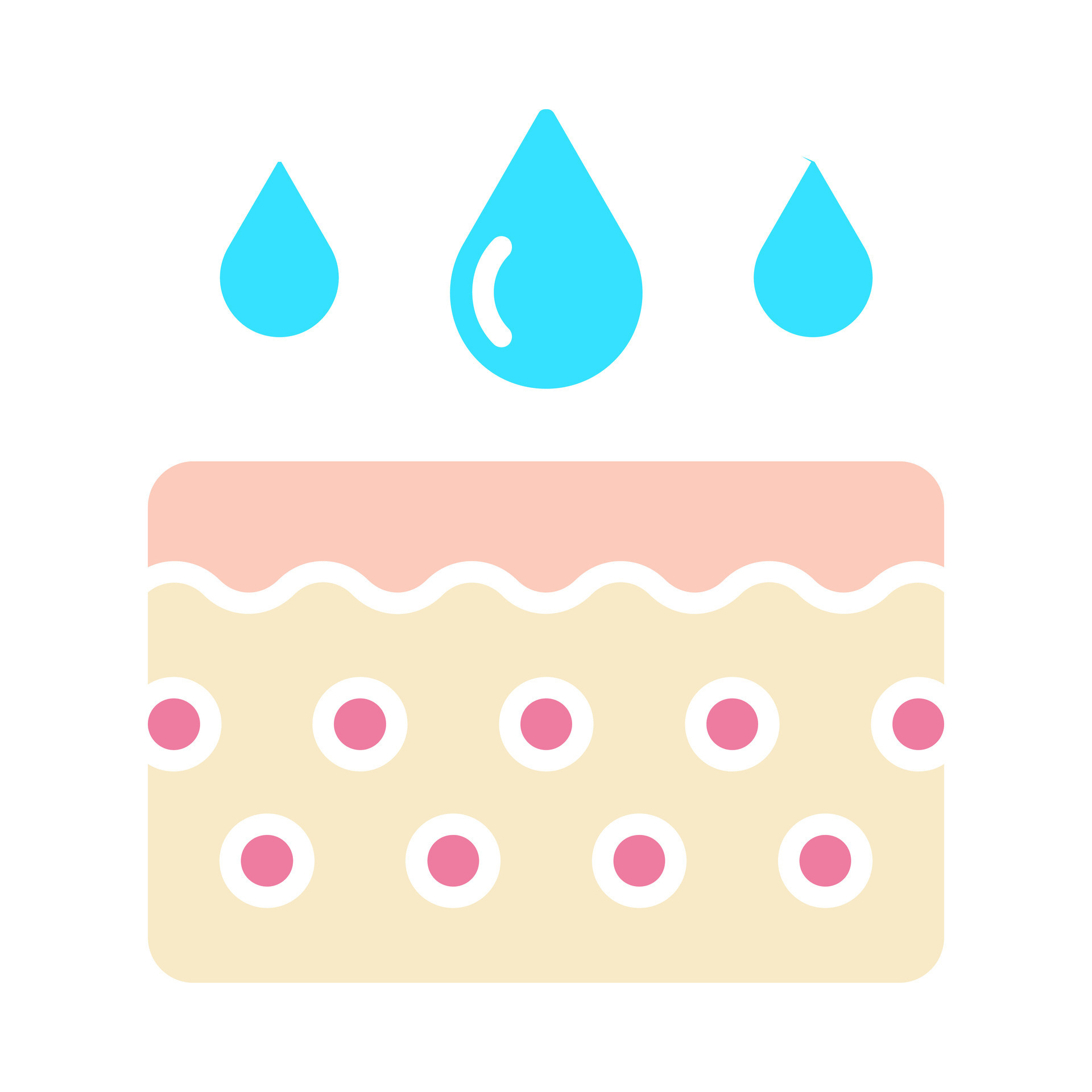 Healing cream line icon. Cleansing, UVB, AHA, BHA, acid, exfoliating, moisturizing, rejuvenating ...