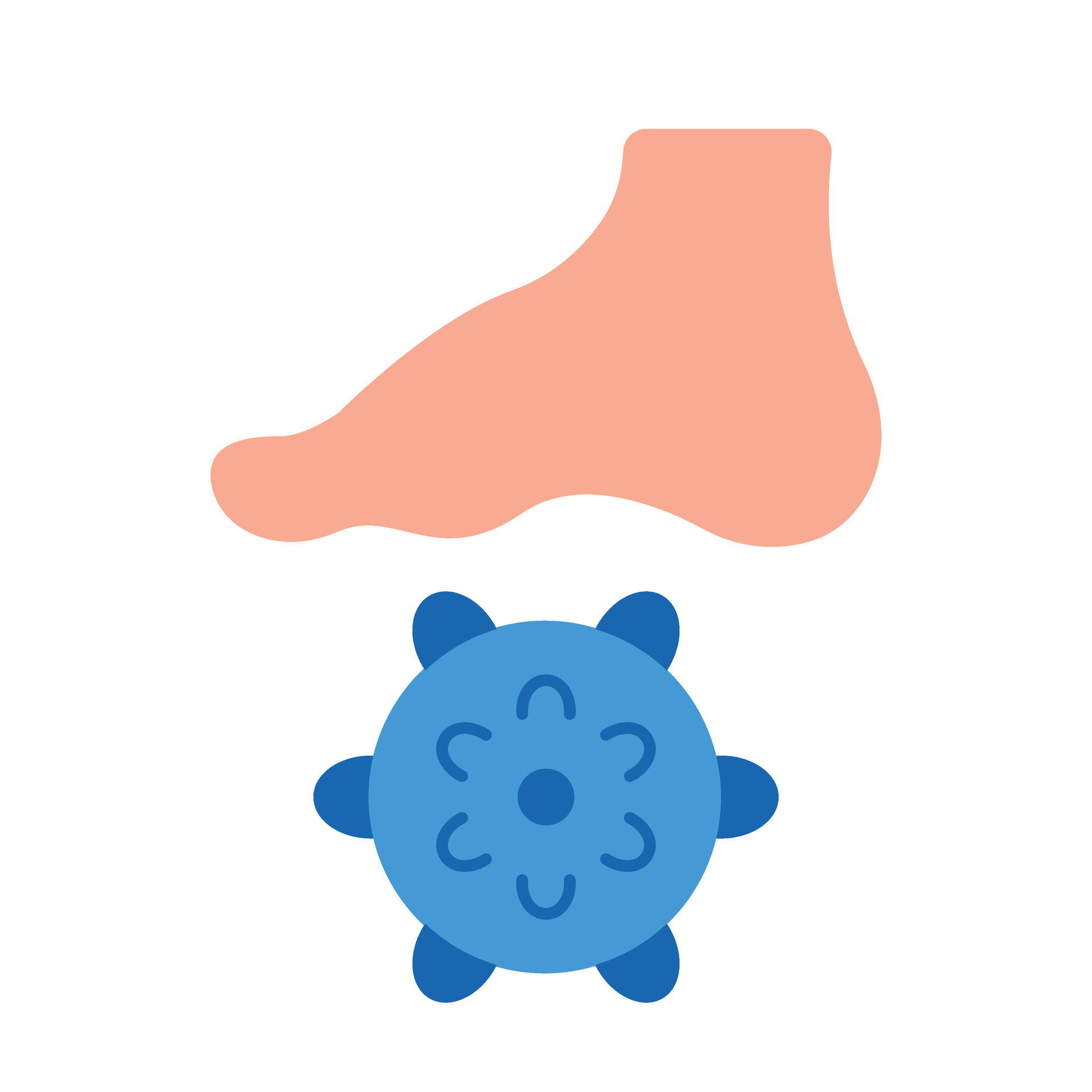 Foot Massage Icon Design 45845333 Vector Art At Vecteezy