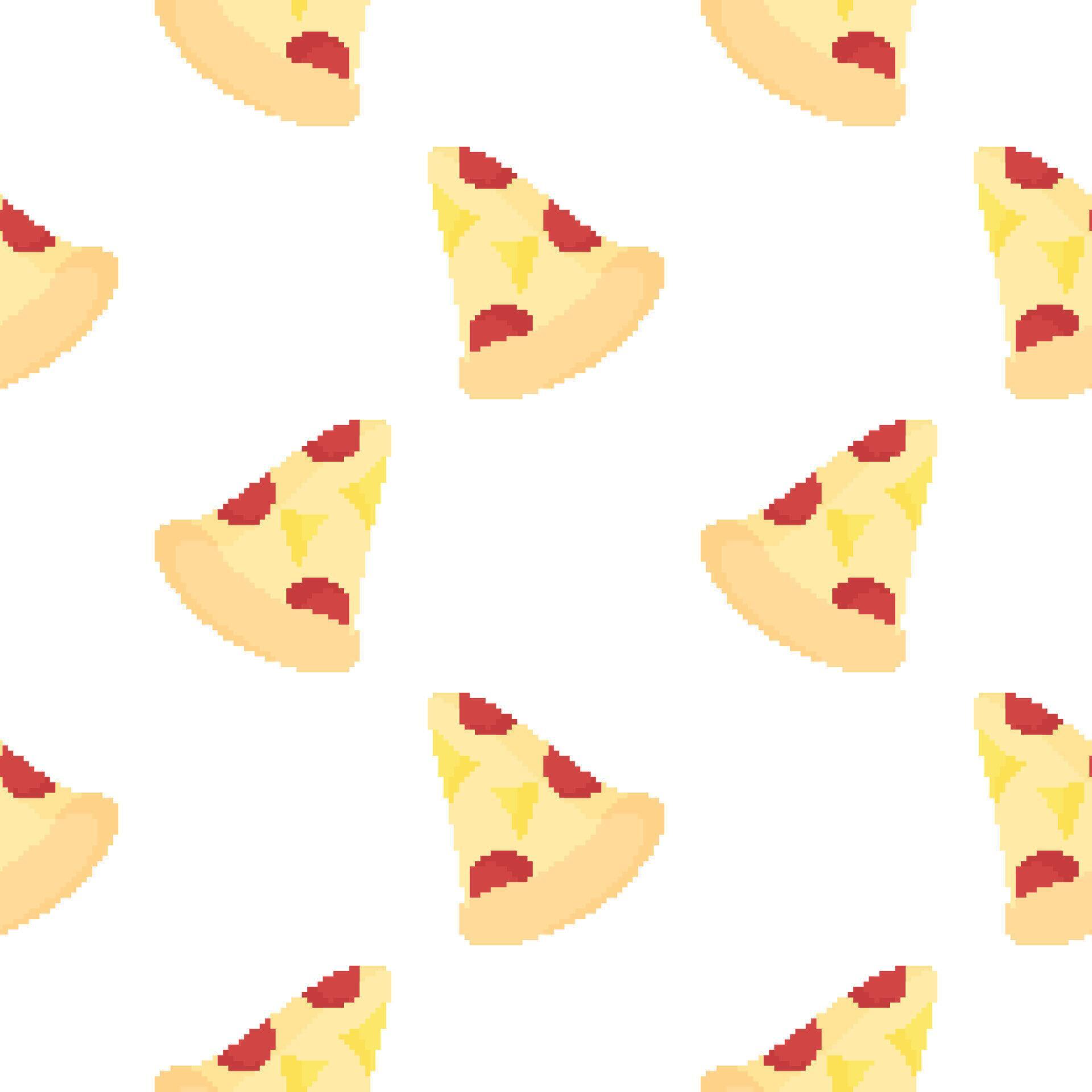 pixel pizza seamless pattern 45845607 Vector Art at Vecteezy