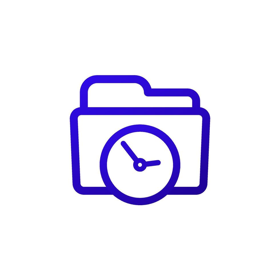 timesheet, time tracking icon with a folder 45846512 Vector Art at Vecteezy timesheet, time tracking icon with a folder 45846512 Vector Art at Vecteezy