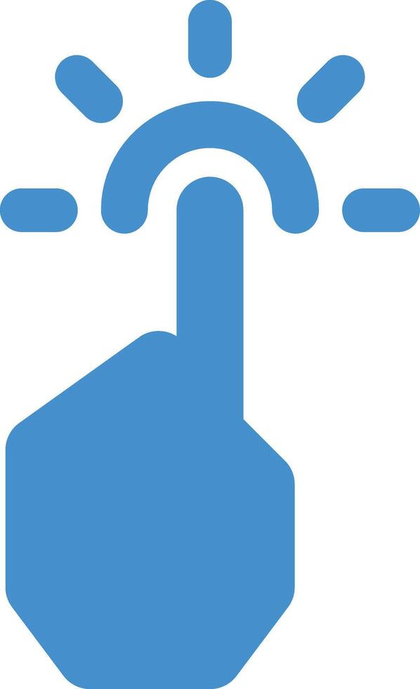 Click Icon Hand Clicking Button Icon 45847209 Vector Art At Vecteezy