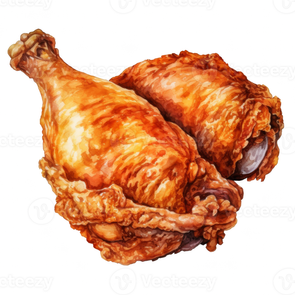 Ilustración De Pollo Frito 45847973 Png