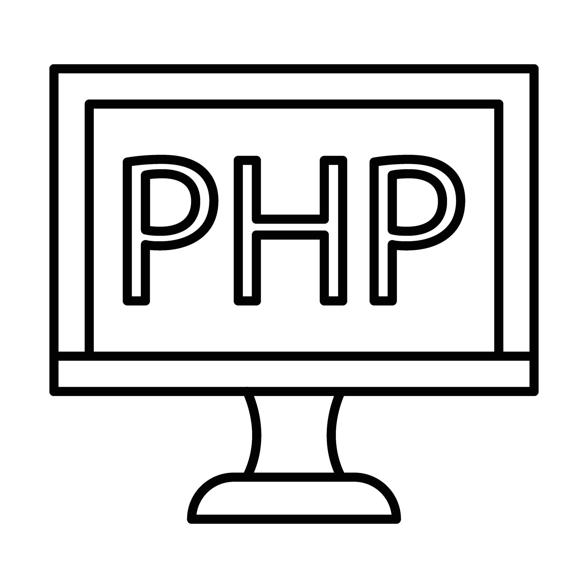 Php Icon Design 45854138 Vector Art At Vecteezy