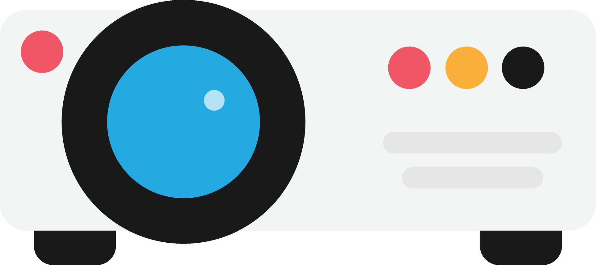 Projector Device Actor 45867430 Vector Art at Vecteezy