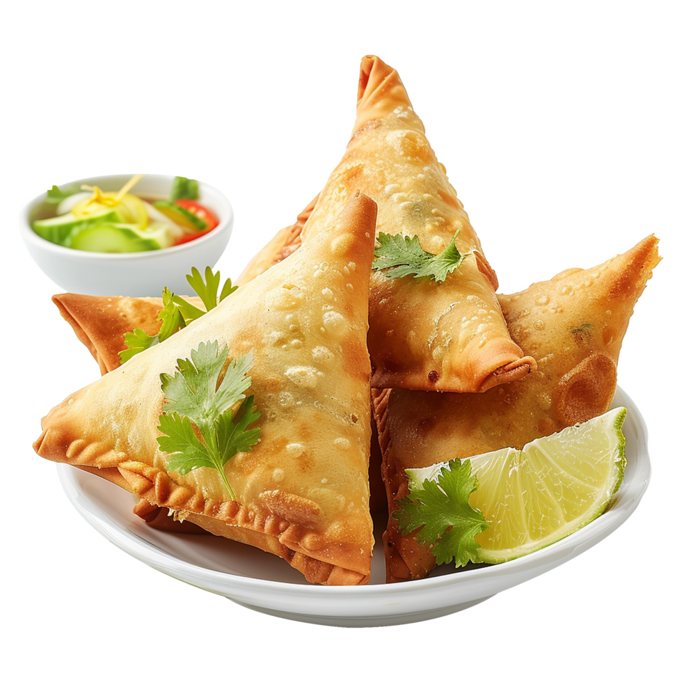 Tasty samosa isolated on transparent background 45871498 PNG