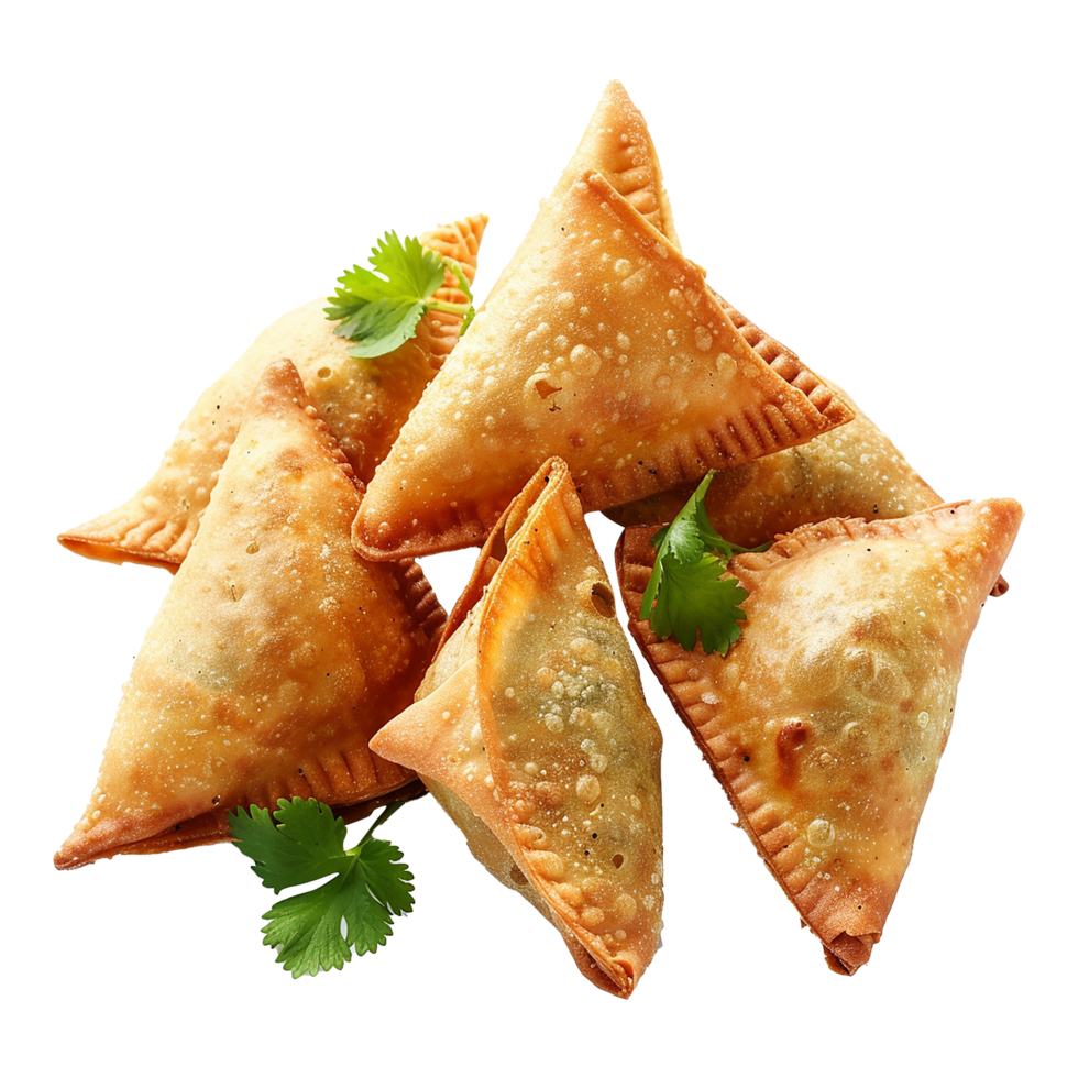 Tasty samosa isolated on transparent background 45871505 PNG