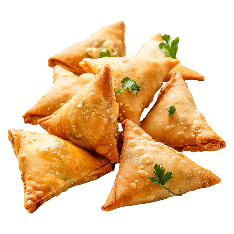 Tasty samosa isolated on transparent background 45871506 PNG