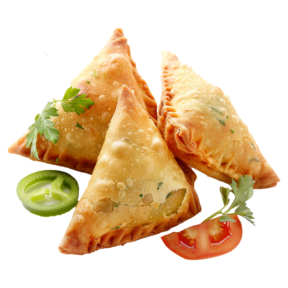 Tasty samosa isolated on transparent background 45871512 PNG