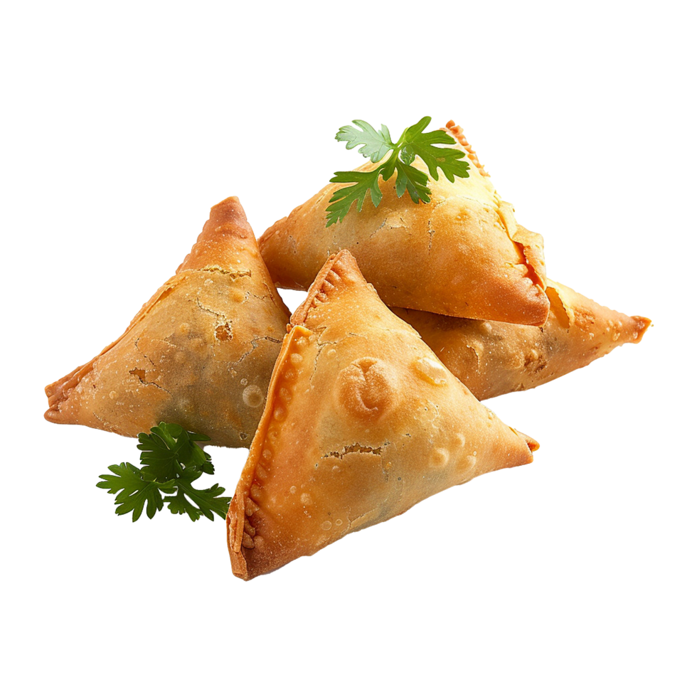Tasty samosa isolated on transparent background 45871520 PNG