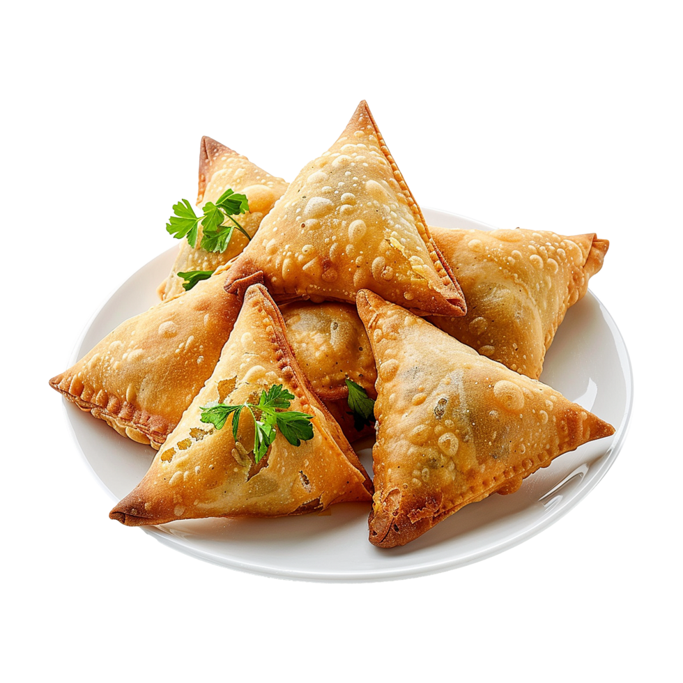 Tasty samosa isolated on transparent background 45871570 PNG