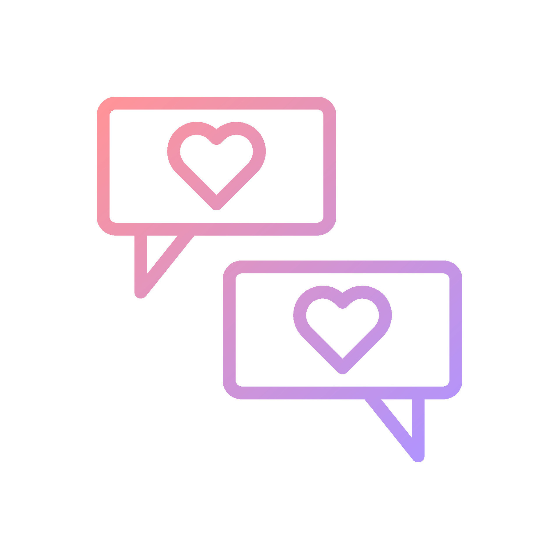 Massage Love Gradient Soft Pink Purple Valentine Illustration 45876570 Vector Art At Vecteezy