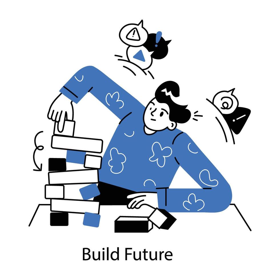 Trendy Build Future 45884224 Vector Art at Vecteezy