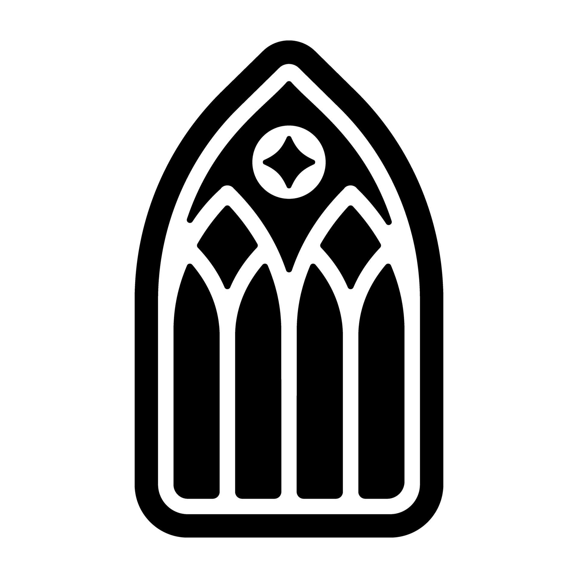 Trendy Cathedral Glass 45884799 Vector Art At Vecteezy