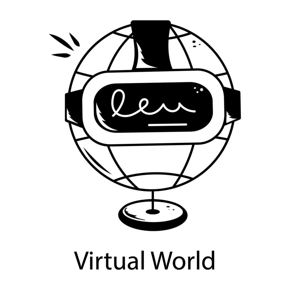 Trendy Virtual World 45885265 Vector Art At Vecteezy