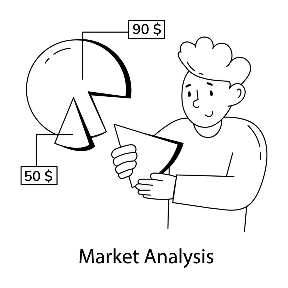 Trendy Market Analysis 45885524 Vector Art At Vecteezy