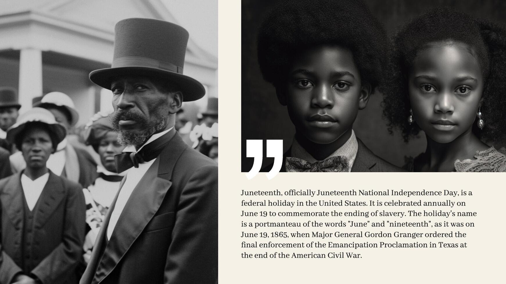 All About Juneteenth Presentation Template 45888254 Template