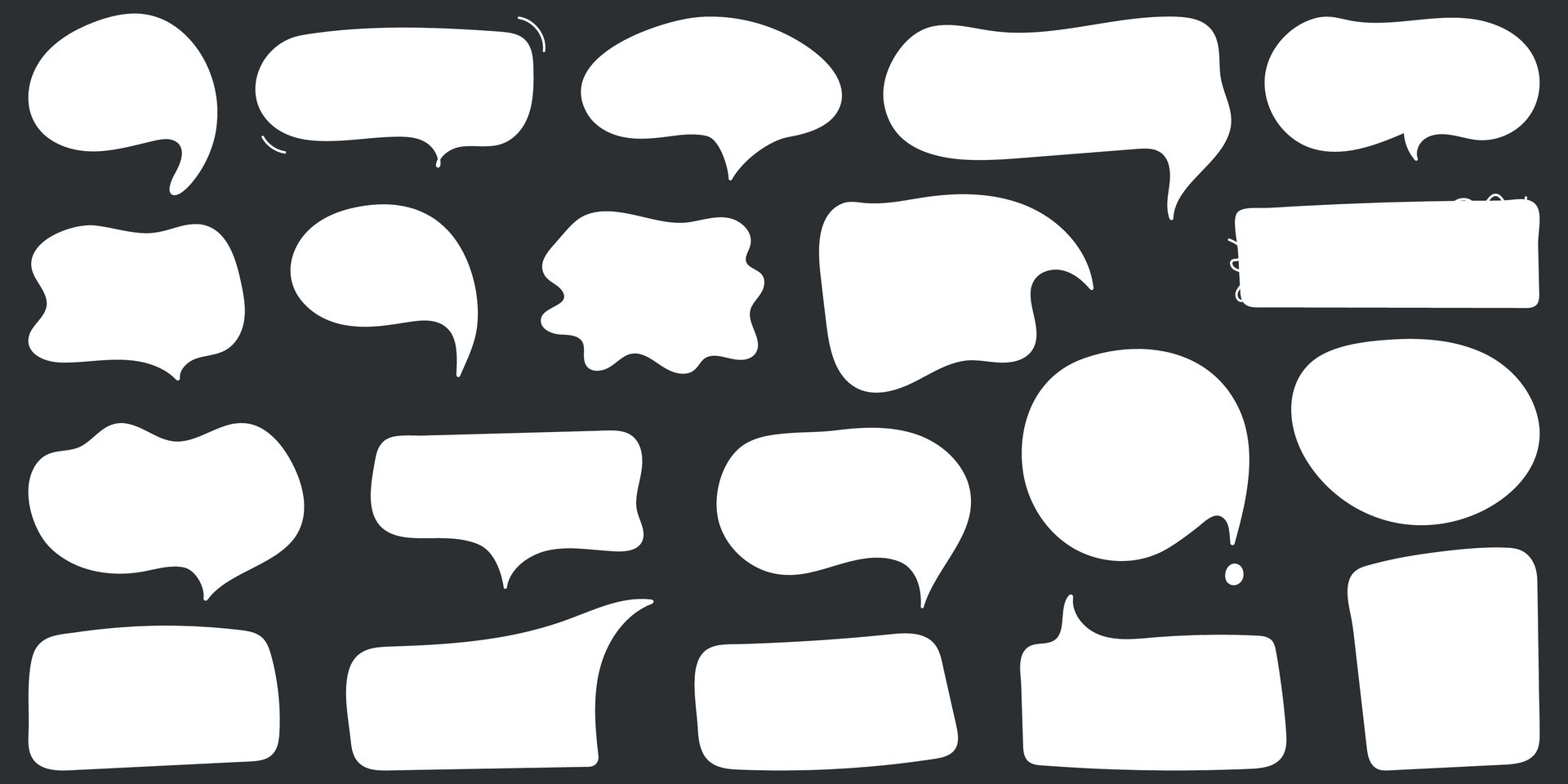 Hand drawn rectangle frame set. Doodle frame for textbox. Geometric ...