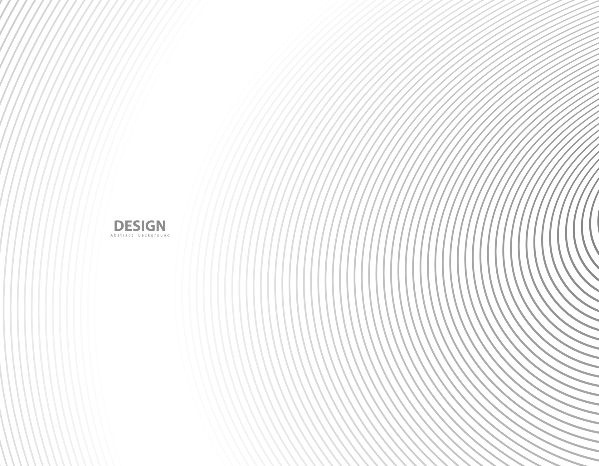 Abstract Circle Halftone Black Background Gradient Retro Line Pattern Design Monochrome