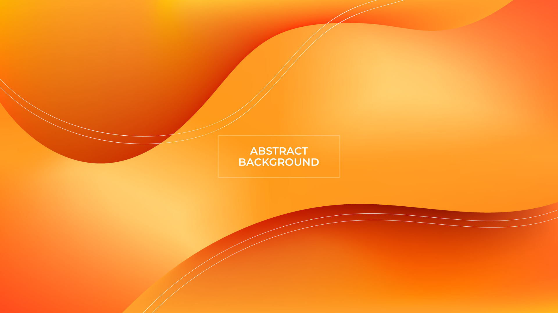 Abstract Background Orange Gradient Mesh Colorful Design Template For