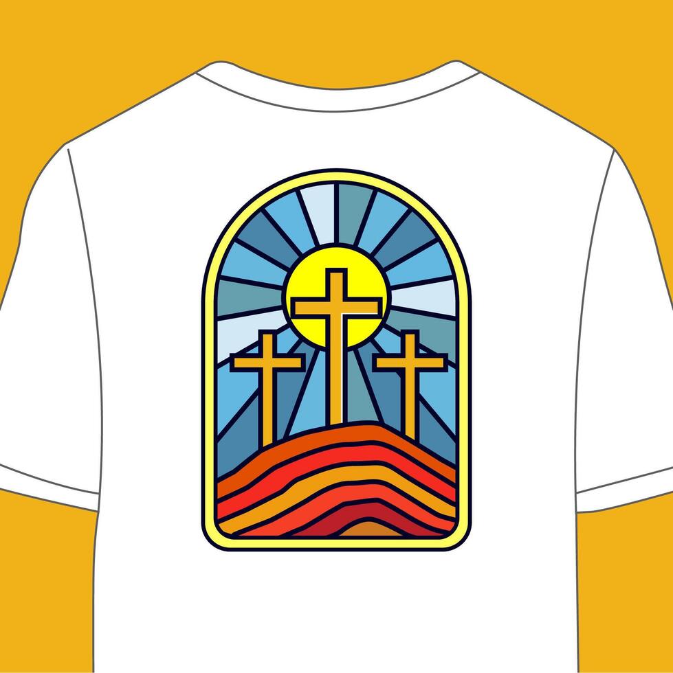 Jesus Cross T Shirt Design 45897635 Vector Art At Vecteezy