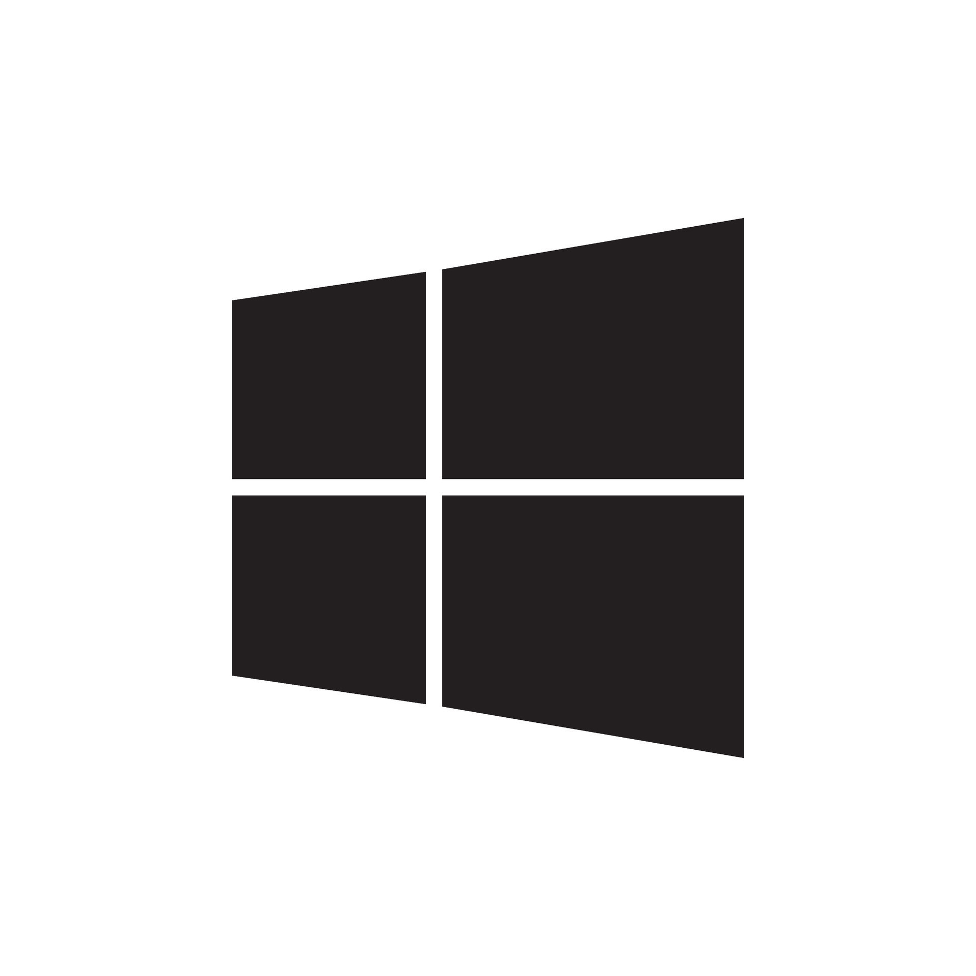 Microsoft Windows Computer Operating System Logo Black Icon 45898833 ...