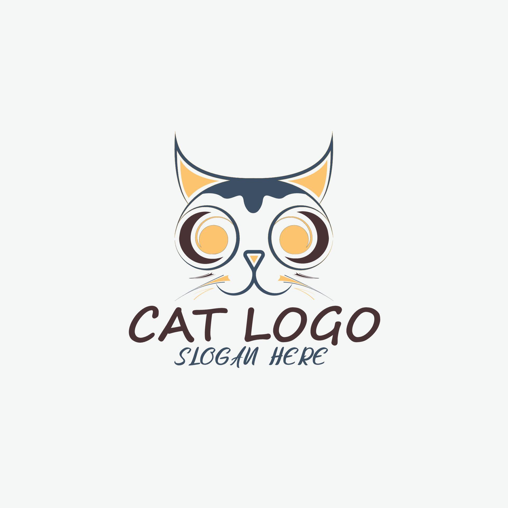 Free cat logo design template 45898981 Vector Art at Vecteezy