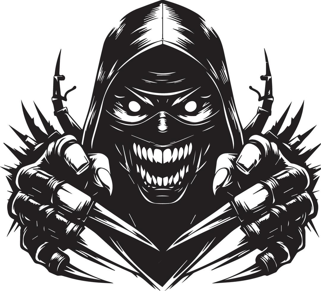 Ninja Assassin Fighter 45899140 Vector Art At Vecteezy