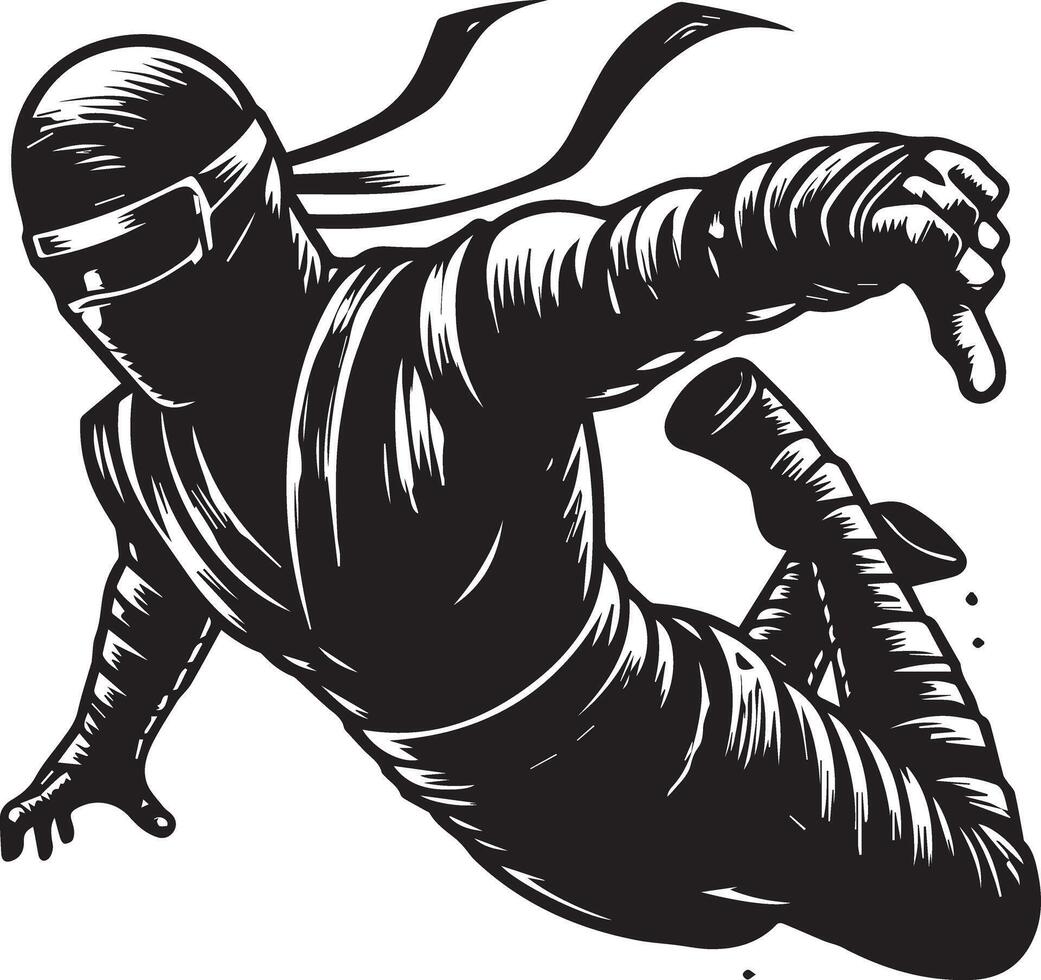Ninja Assassin Fighter 45899148 Vector Art At Vecteezy