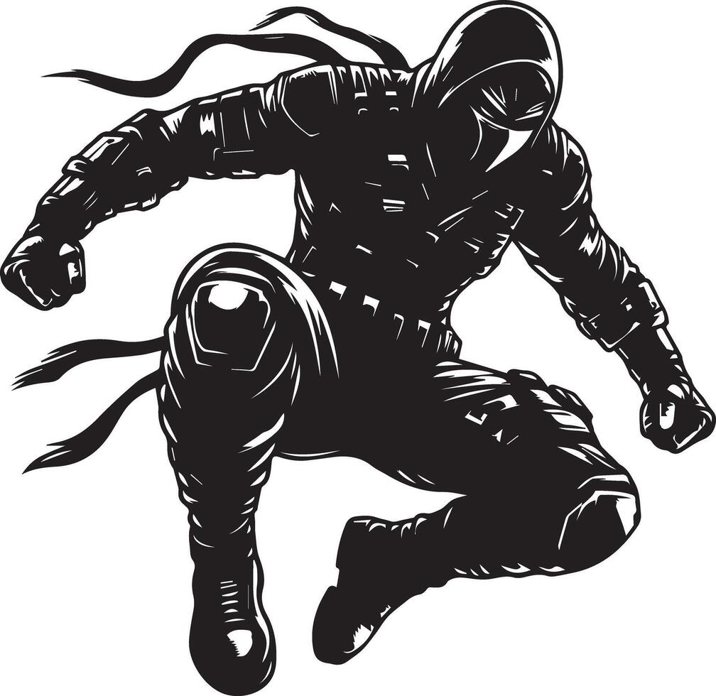 Ninja Assassin Fighter 45899157 Vector Art At Vecteezy
