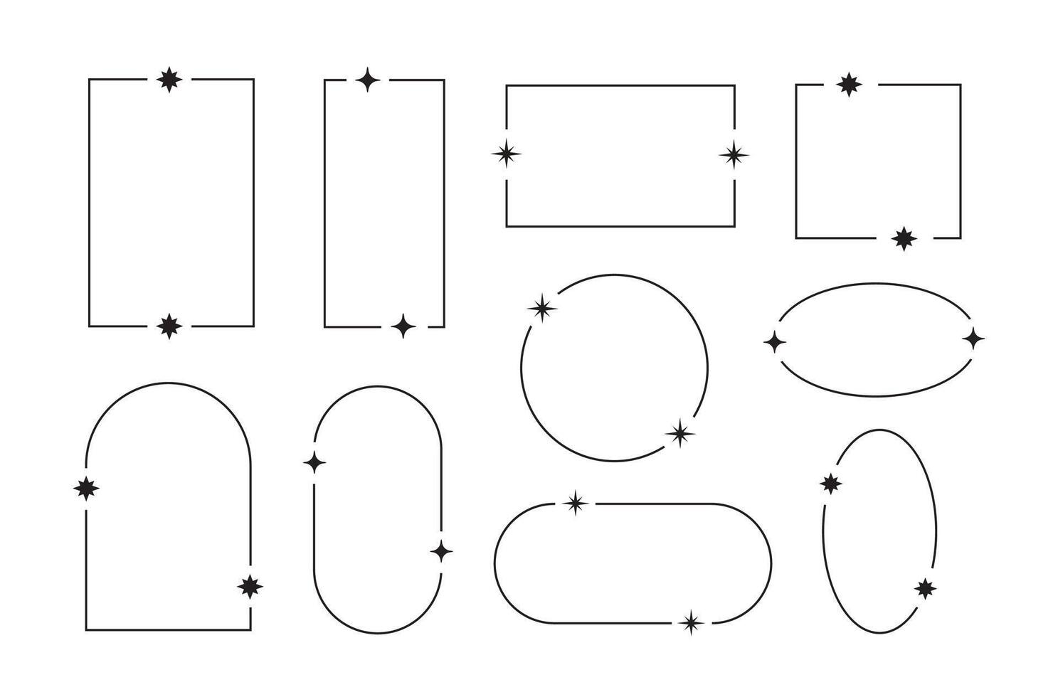 Set of Simple geometry line elements 45899815 Vector Art at Vecteezy Set of Simple geometry line elements 45899815 Vector Art at Vecteezy