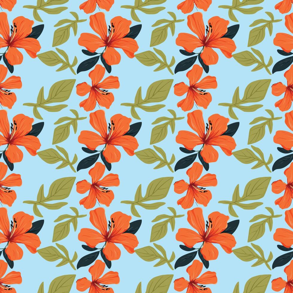 Magnolia Spring Seamless Pattern Design 45901283 Vector Art at Vecteezy