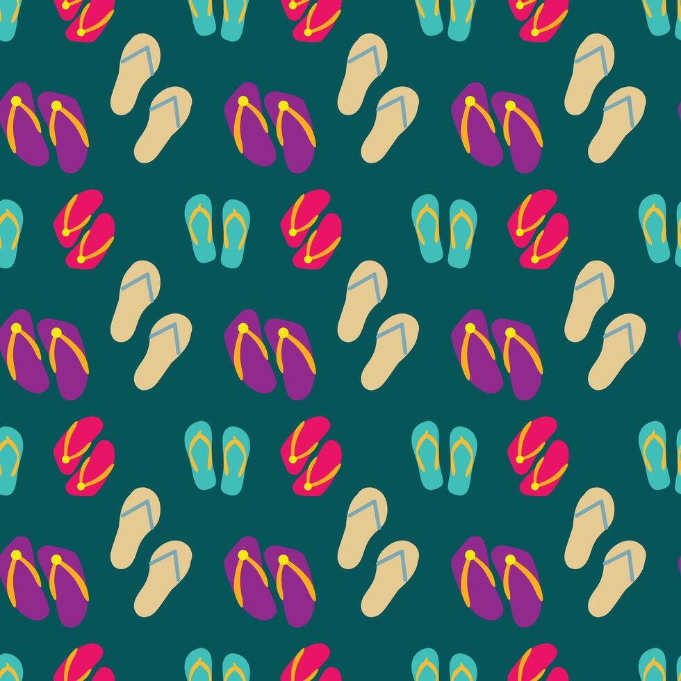Flip Flop Seamless Pattern Design 45902095 Vector Art at Vecteezy