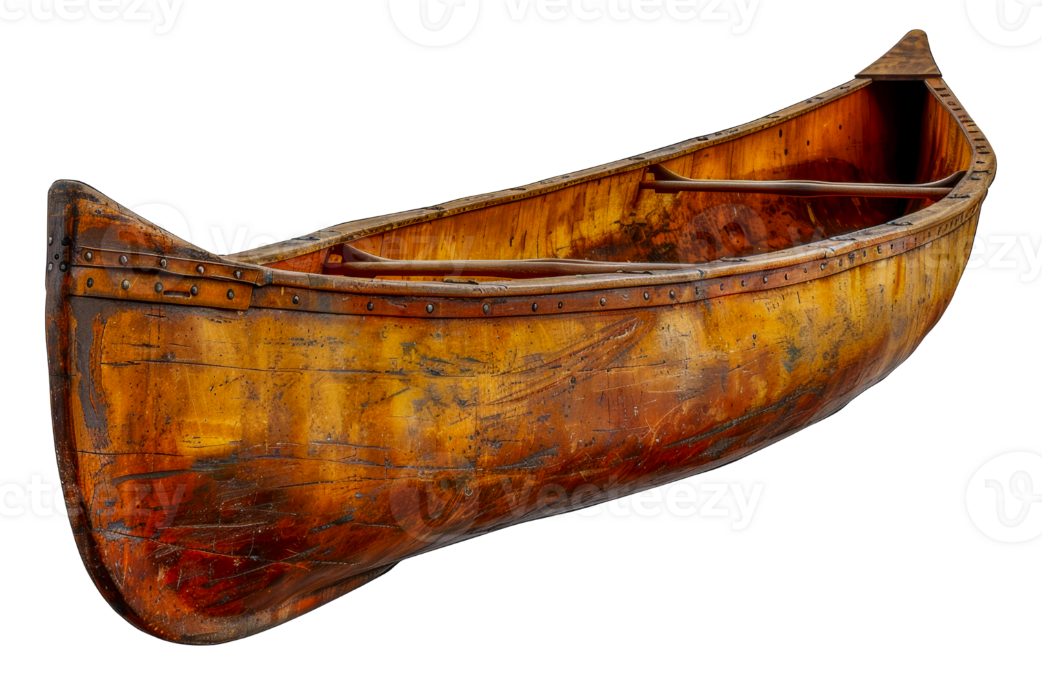 Vintage wooden canoe 45905525 PNG