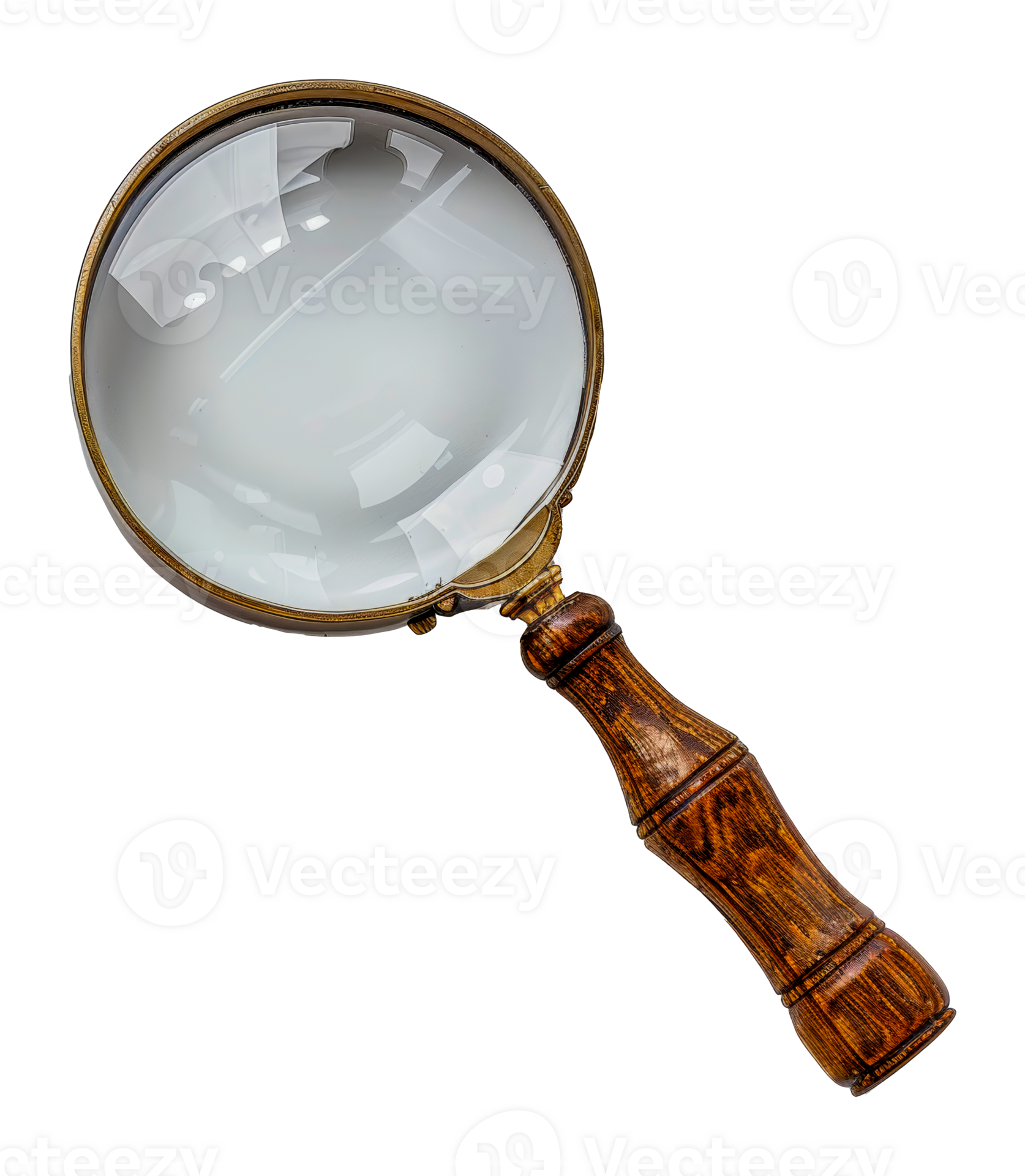 Vintage Magnifying Glass Cut Out Stock 45910554 Png