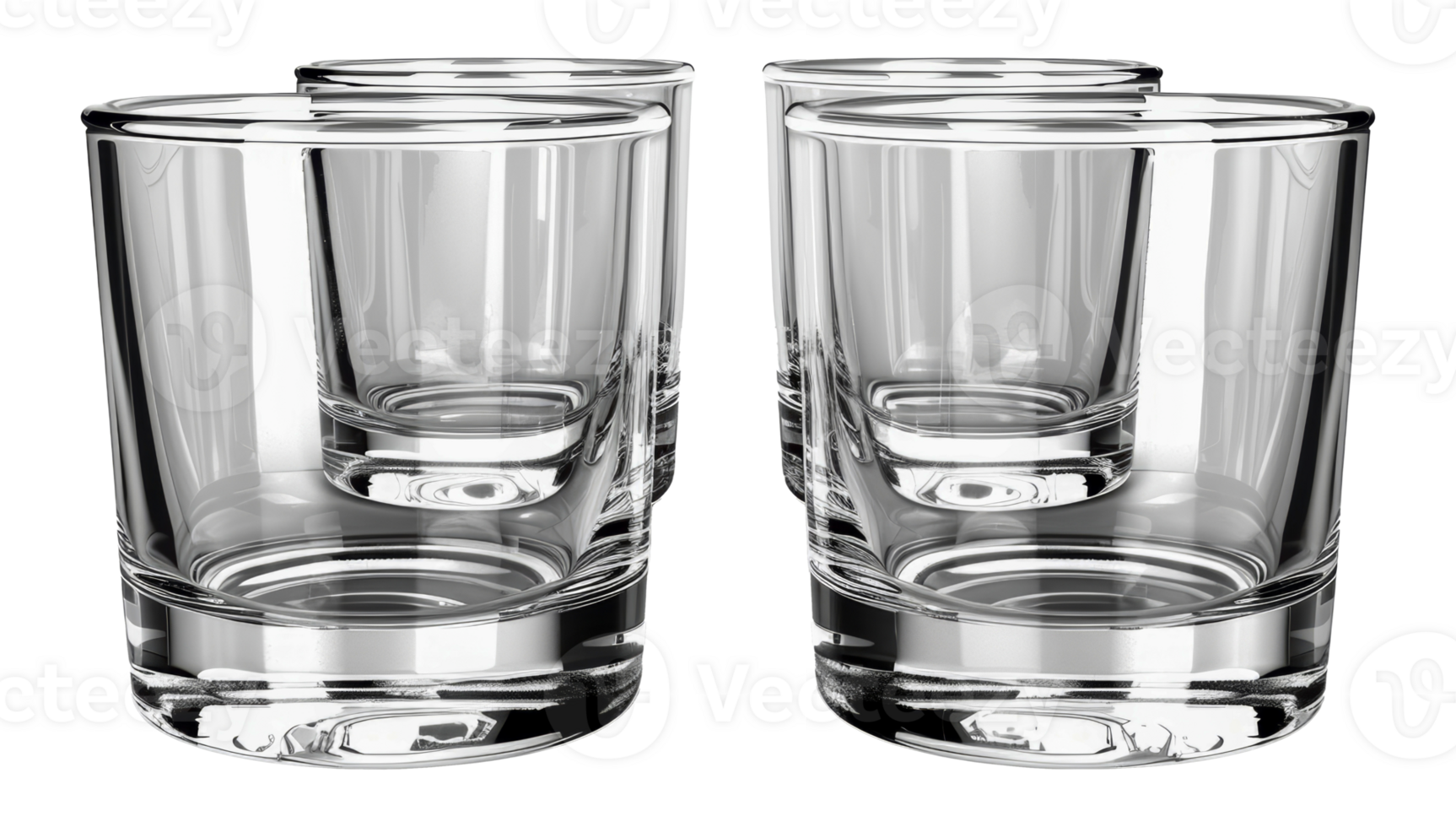 Transparent glass tumblers, cut out - stock .. 45911423 PNG Transparent glass tumblers, cut out - stock .. 45911423 PNG