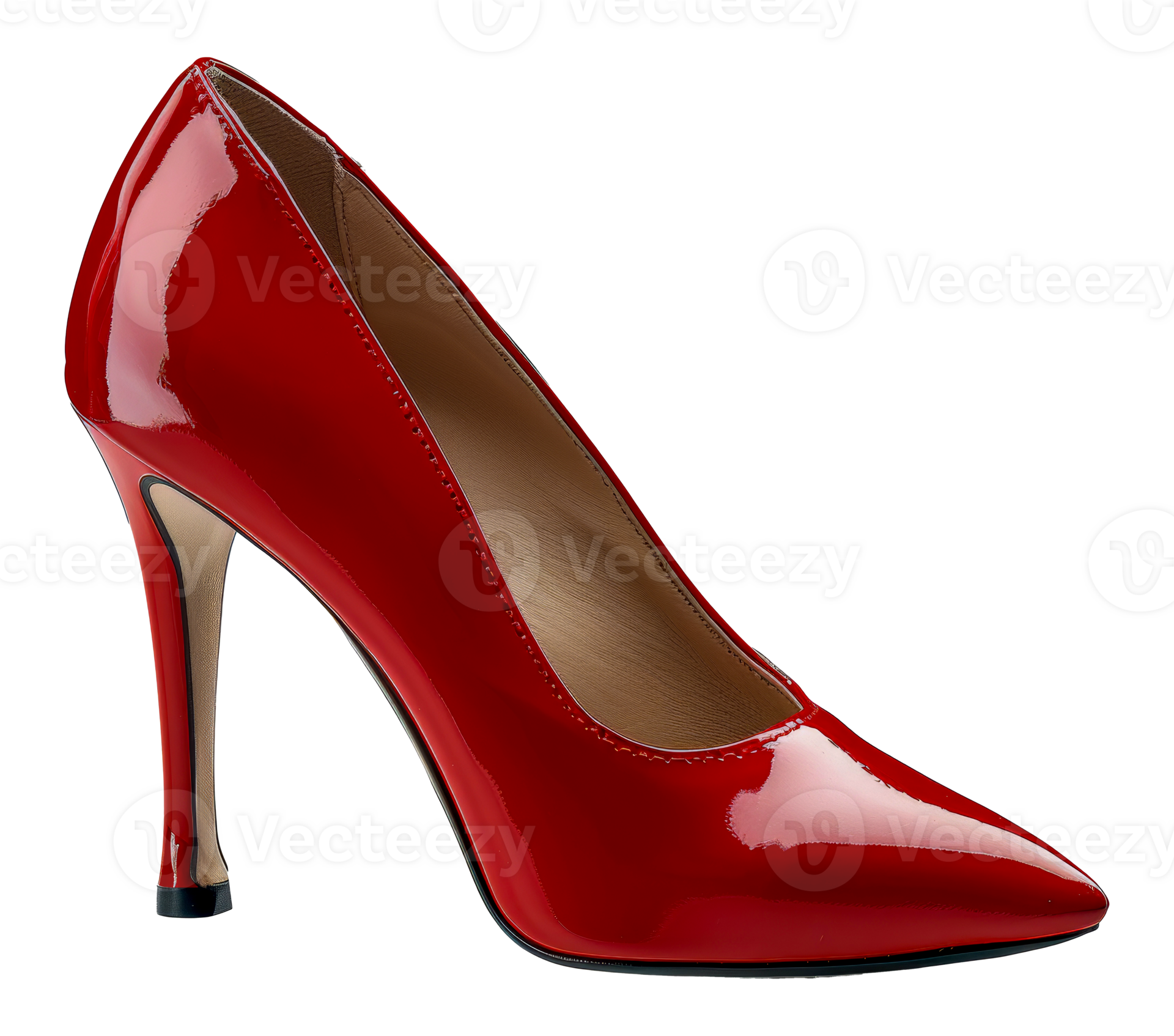 Elegant Red High Heel Shoe Cut Out Stock 45911981 Png 1630