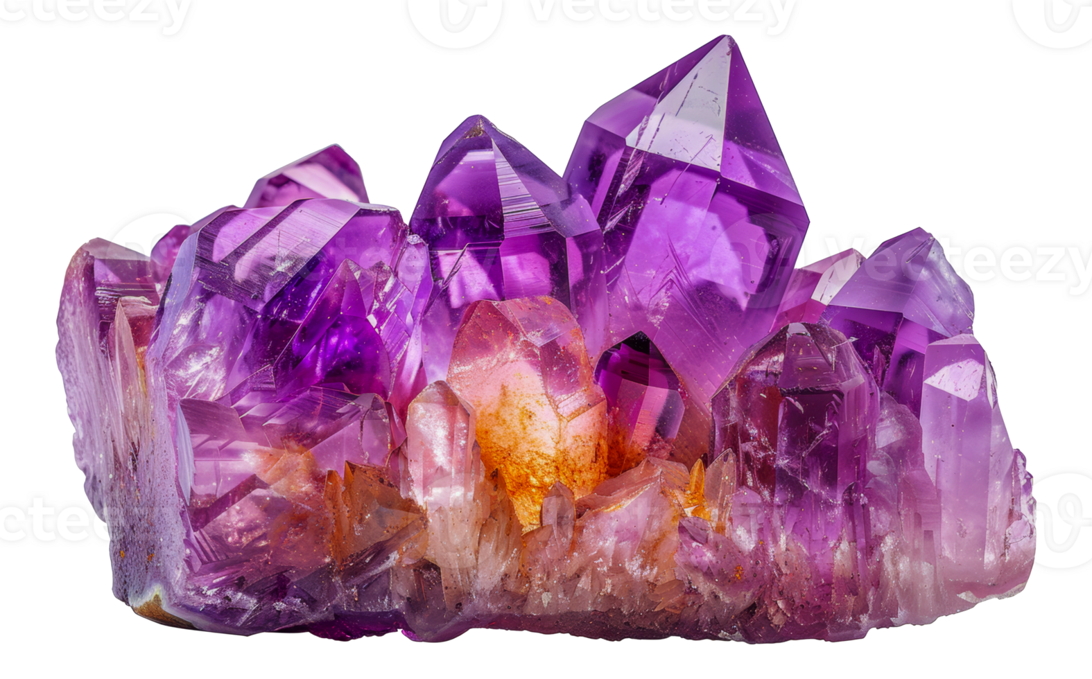 Purple Amethyst Crystal Cut Out Stock 45912060 Png
