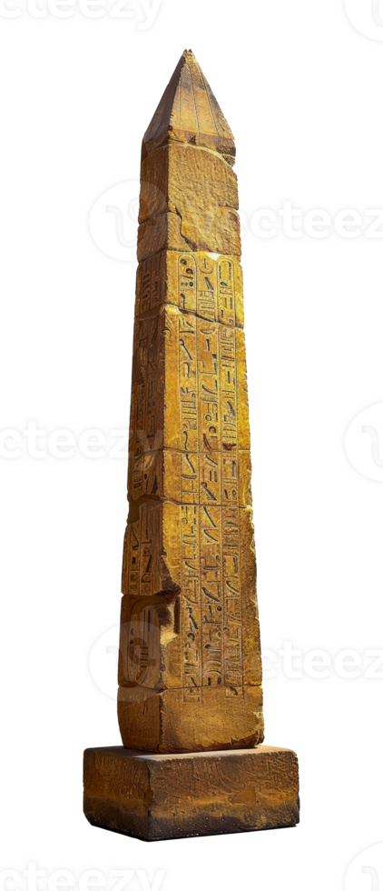 Egyptian obelisk with hieroglyphs, cut out - stock .. 45912642 PNG Egyptian obelisk with hieroglyphs, cut out - stock .. 45912642 PNG