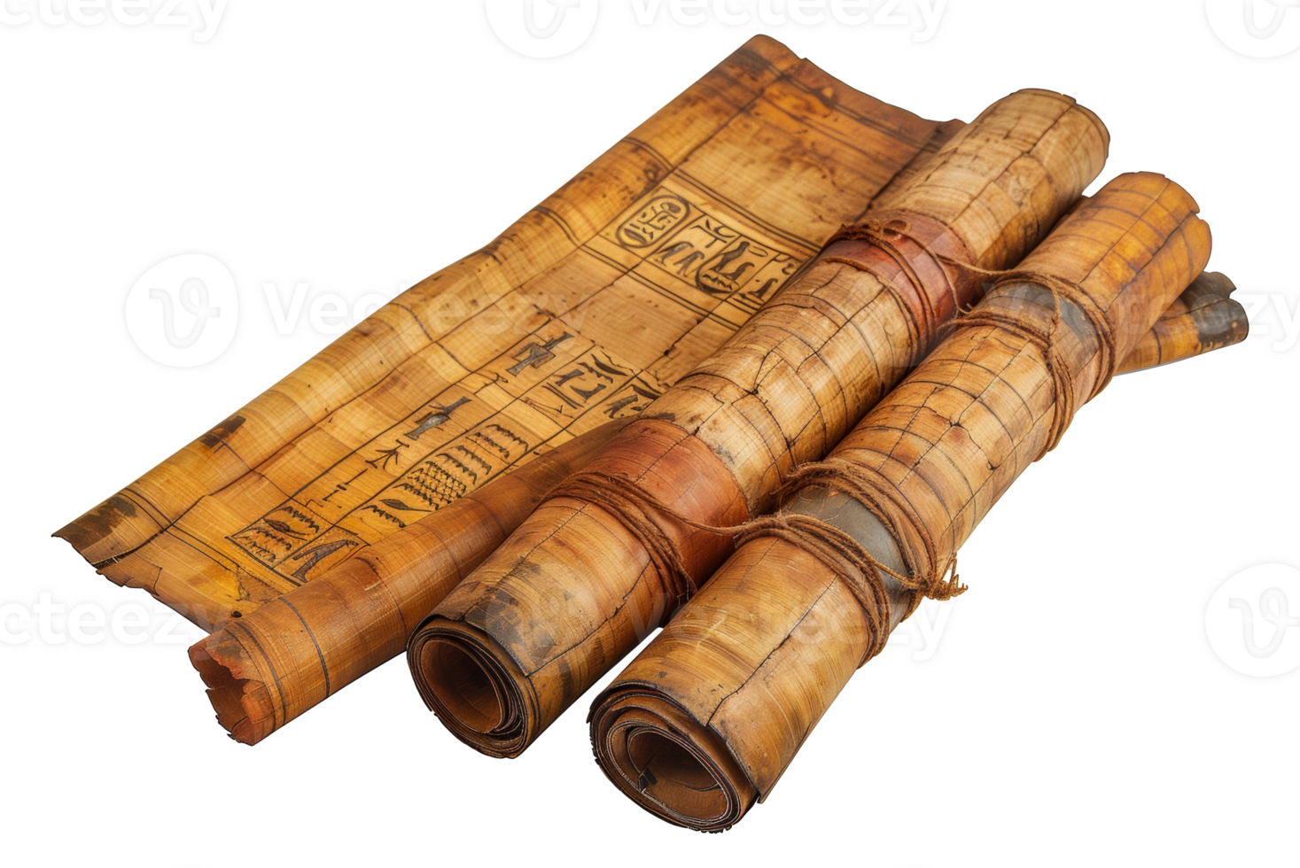 Rolled ancient Egyptian papyrus scrolls, cut out - stock .. 45912676 PNG Rolled ancient Egyptian papyrus scrolls, cut out - stock .. 45912676 PNG