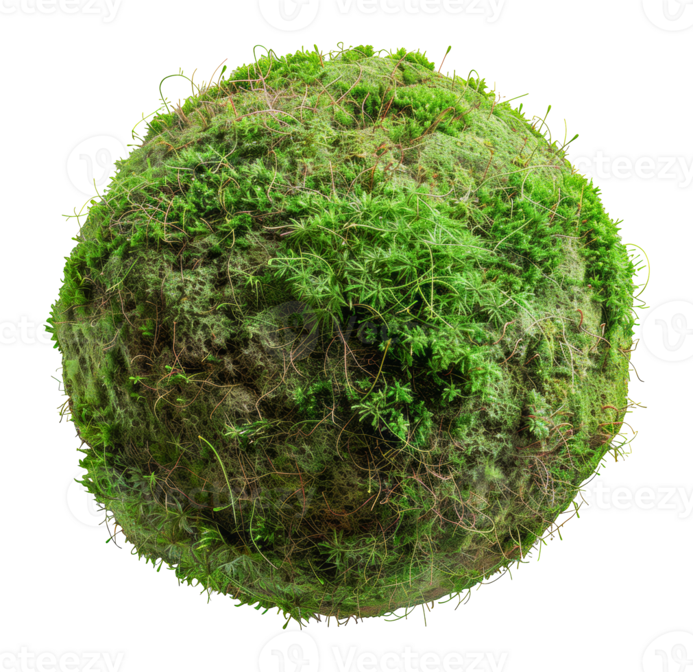 Mossy sphere, cut out - stock . 45913220 PNG Mossy sphere, cut out - stock . 45913220 PNG