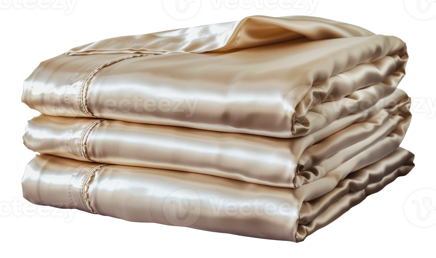Pile Of White Satin Sheets Folded Cut Out Stock 45913338 Png