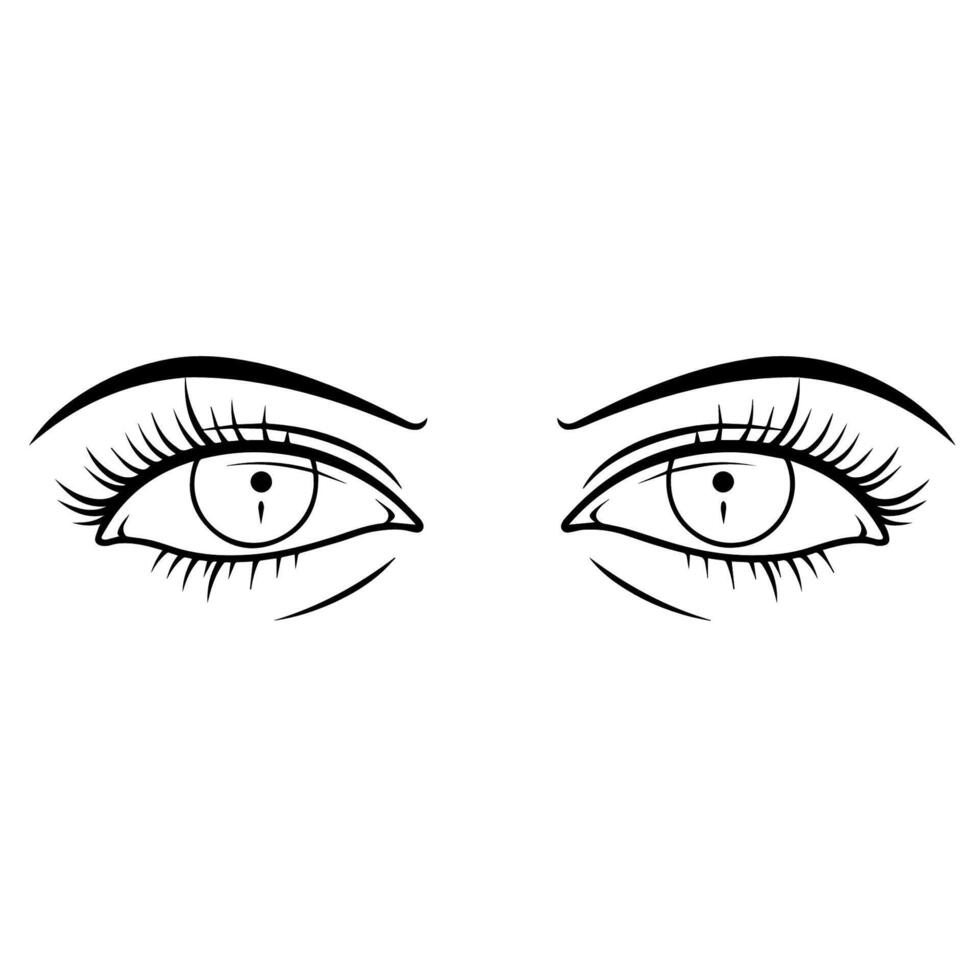 Outline Of Eyes Icon Versatile For Various Visual Designs 45916561 Vector Art At Vecteezy