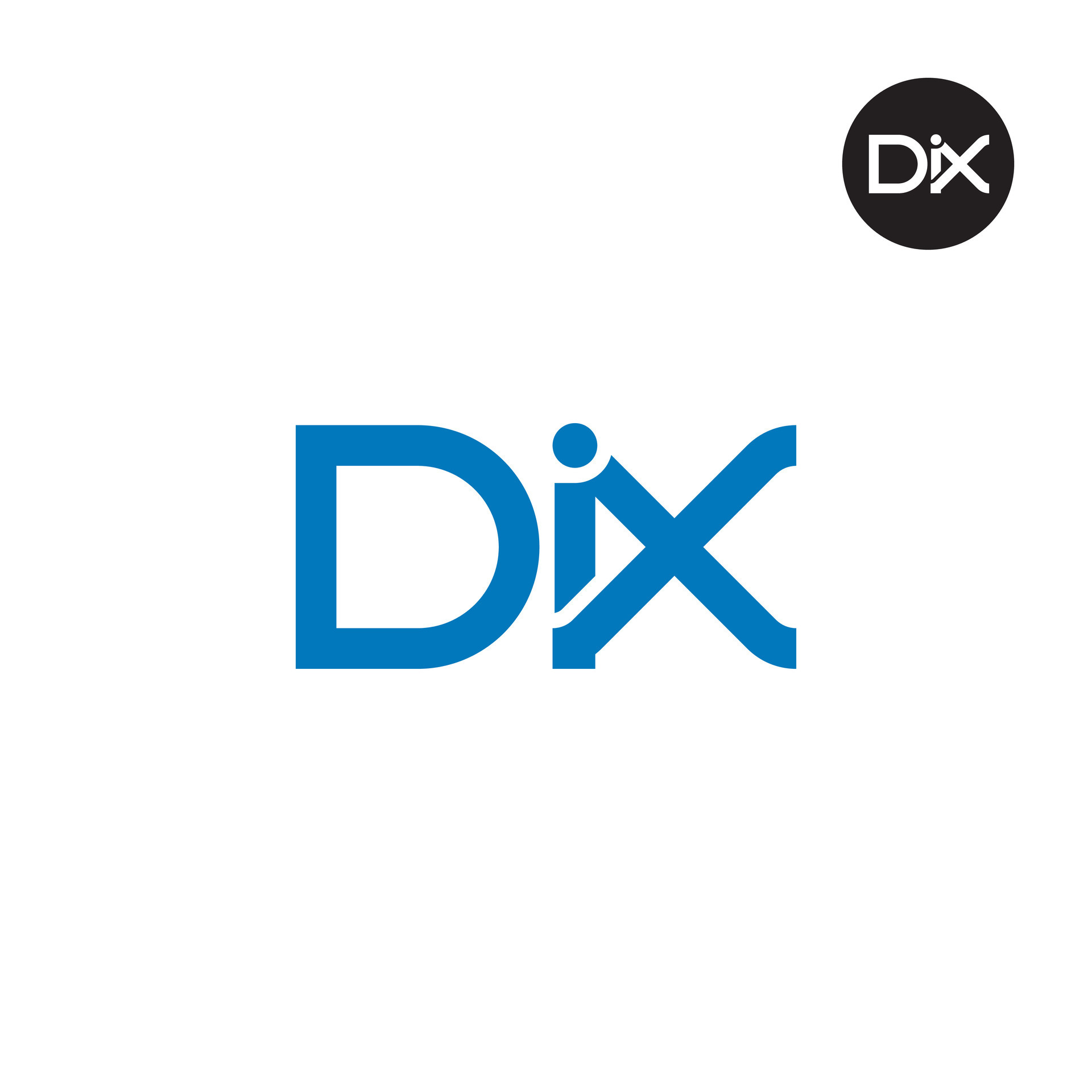 DIX Logo Letter Monogram Design 45923304 Vector Art at Vecteezy