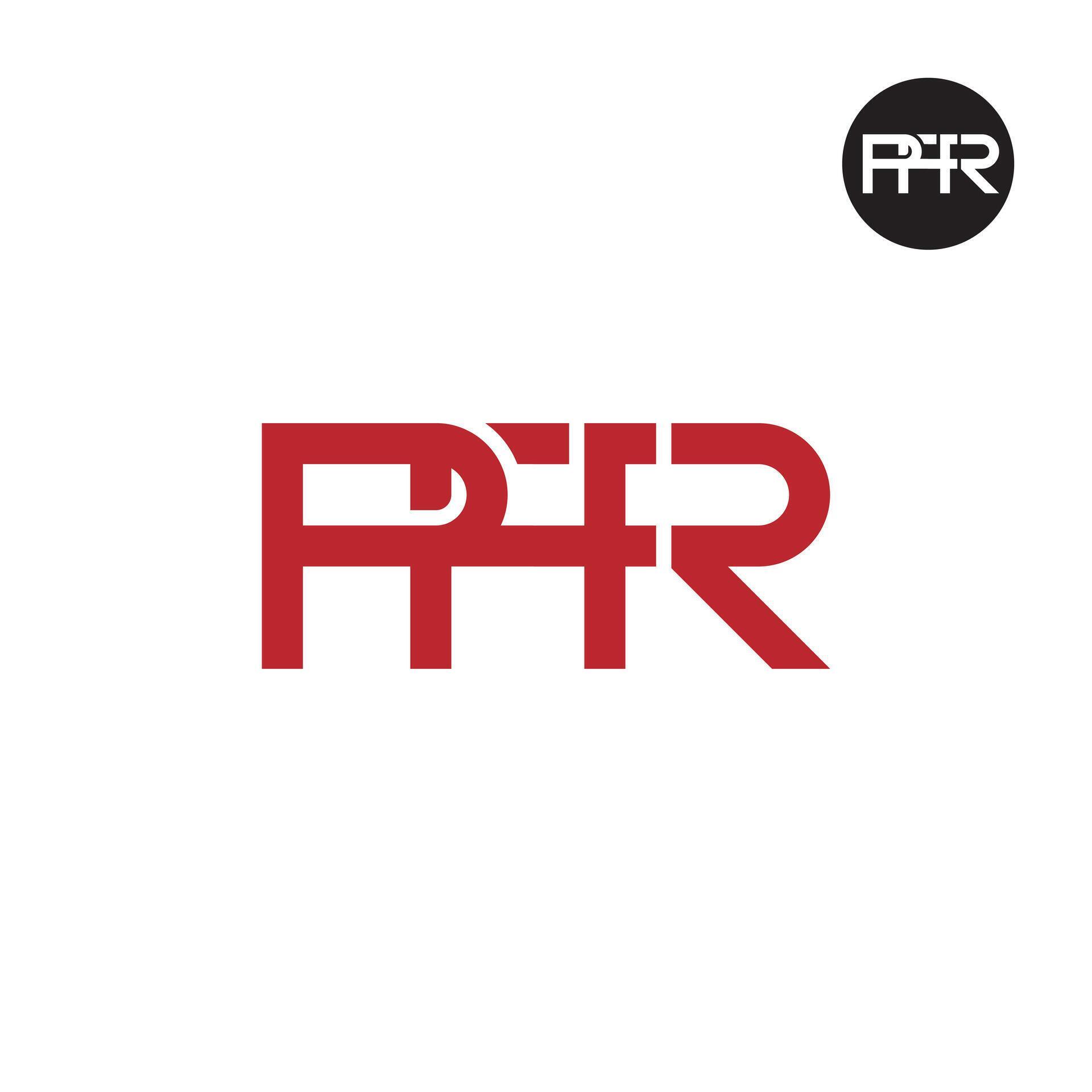 Pfr Logo Letter Monogram Design 45923485 Vector Art At Vecteezy