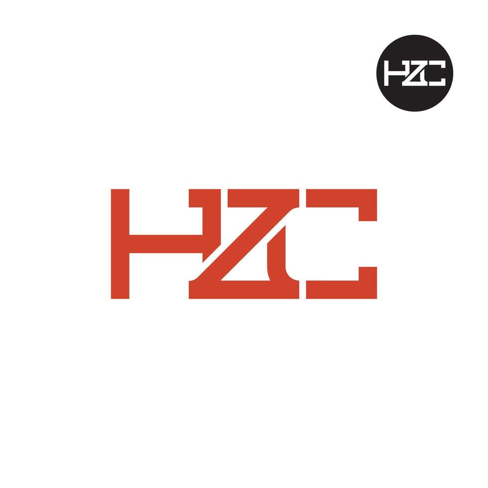 hzc logo letra monograma diseño 45923618 Vector en Vecteezy